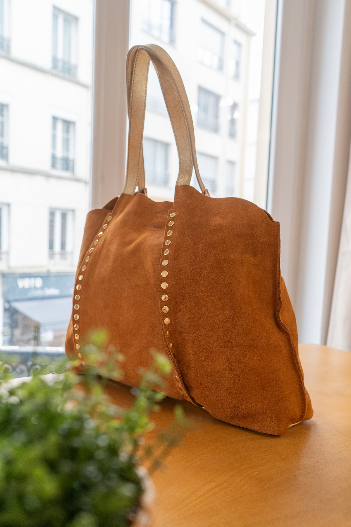 Sac Cabas GAELLE - Camel – Cherry Paris