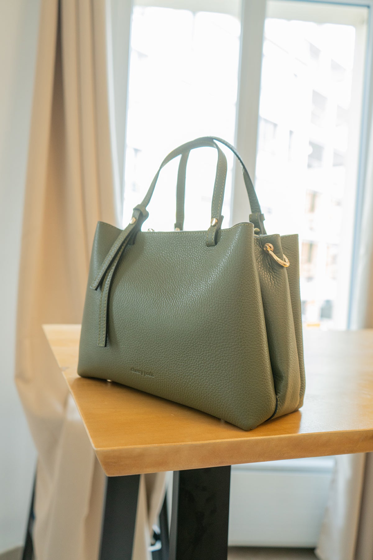 Sac à main PAULA - Kaki – Cherry Paris